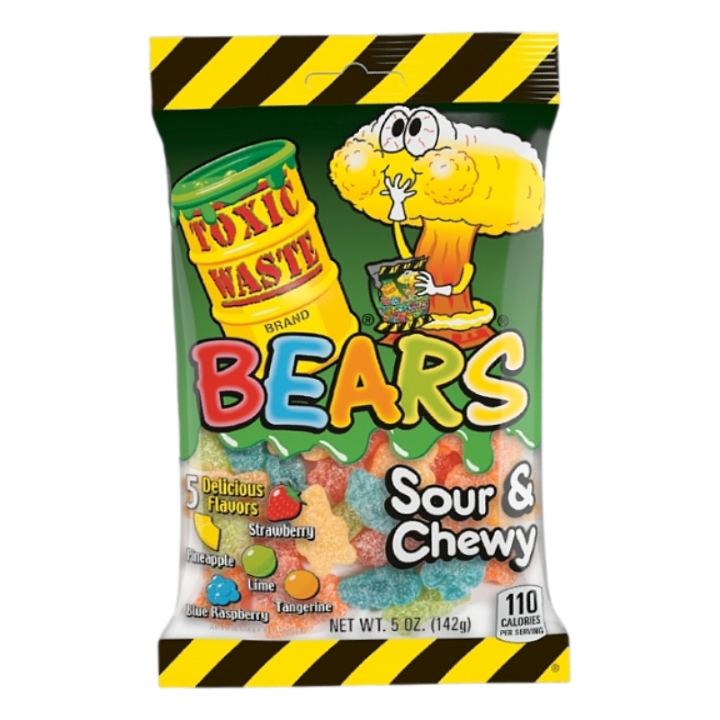 Желейні цукерки Toxic Waste: Bears: Sour & Chewy, (51608) – купити в ...