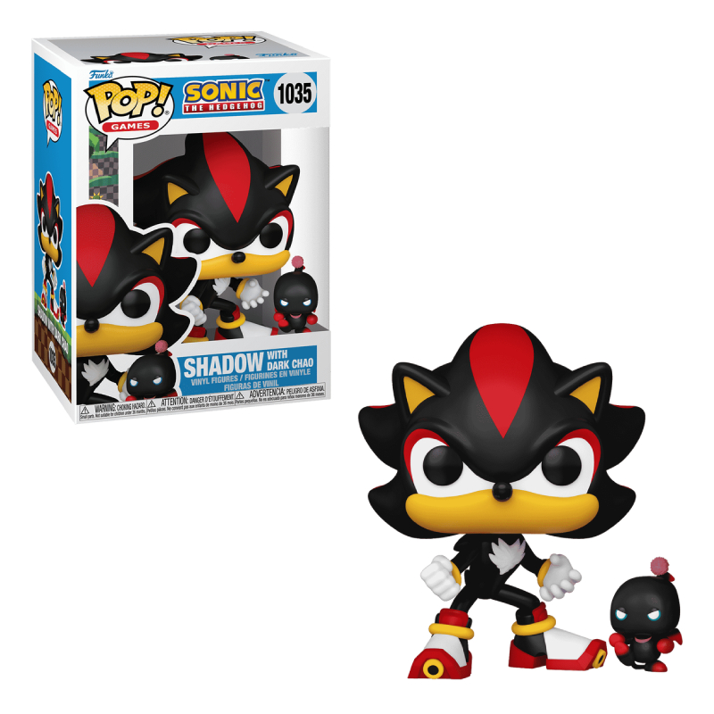 Фигурка Funko Pop!: Games: Sonic: The Hedgehog: Shadow w/ Dark Chao ...
